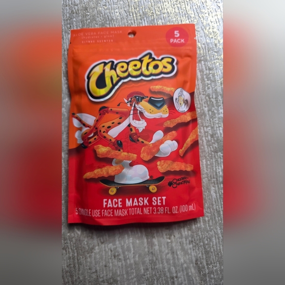 Skincare | 5 Cheetos Face Mask Set | Poshmark